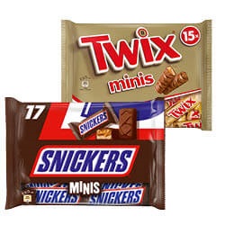 SPAR | Mars, Snickers, Twix of Milky Way mini's zak 333 gram aanbieding ...
