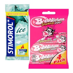 SPAR | Stimorol multi-pack 51 gram of Bubblicious multi-pack 152 gram ...