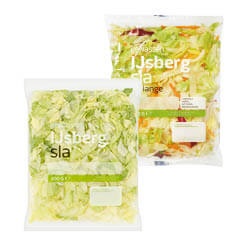 SPAR | ijsbergsla naturel of melange zak 200 gram aanbieding - je vindt ...