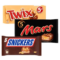 SPAR | Snickers, Twix, Mars Milky Way of Bounty multipacks aanbieding ...