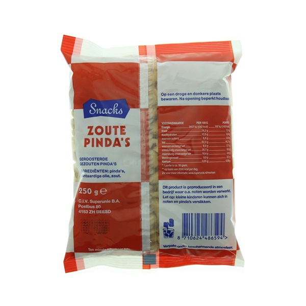 SPAR | Snacks Nootjes Zoute Pinda'S - je vindt het bij SPAR