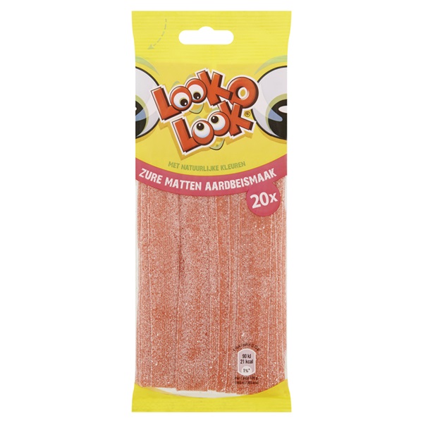 SPAR | Look-O-Look Suikerwerk Zure Matten Aardbei - je vindt het bij SPAR