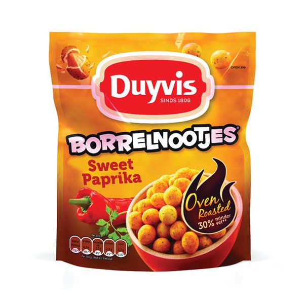 SPAR | Duyvis Noten Oven Roasted Borrelnootjes Sweet Paprika - je vindt ...