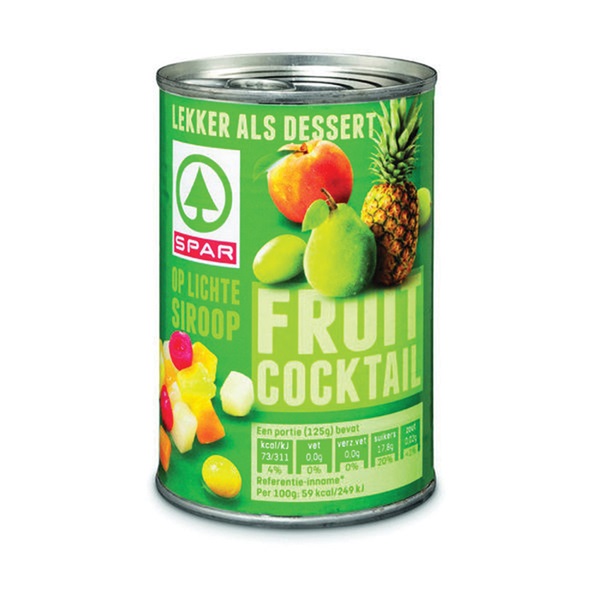 SPAR | Spar Fruitcocktail Op Lichte Siroop - je vindt het bij SPAR