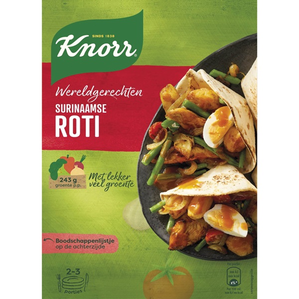 SPAR | Knorr wereldgerecht Surinaamse roti - je vindt het bij SPAR