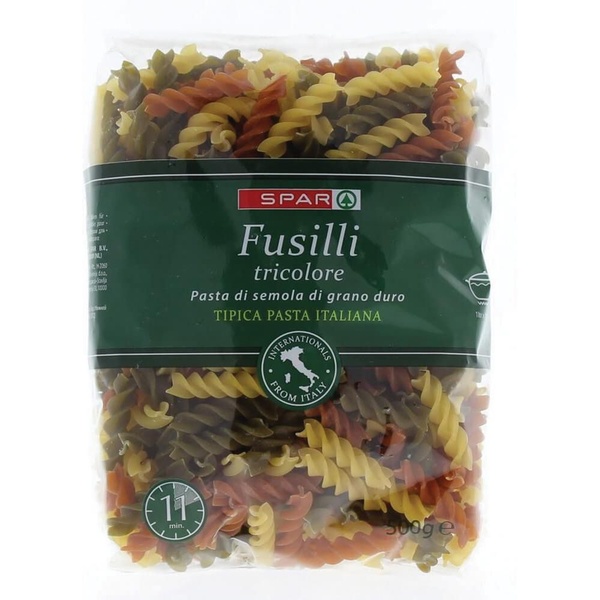 SPAR | Spar pasta fusilli tiricolore - je vindt het bij SPAR