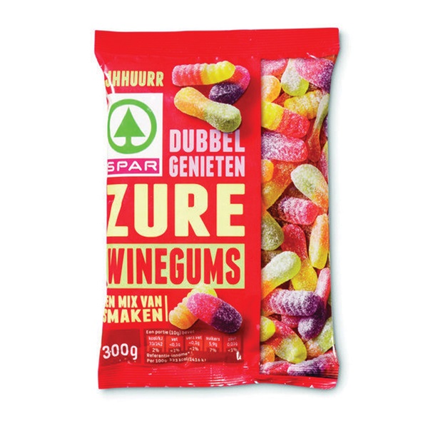 SPAR | Spar Snoep Zure Duo Winegums - je vindt het bij SPAR