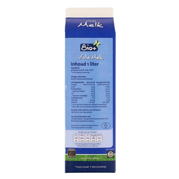 SPAR | Bio+ Melk Volle - je vindt het bij SPAR