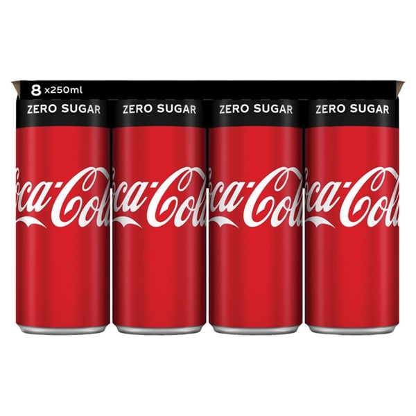 SPAR | Coca Cola zero 8 x 250 ml - je vindt het bij SPAR
