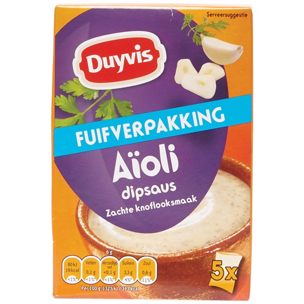 SPAR | Duyvis Dips 5-pack aioli - je vindt het bij SPAR