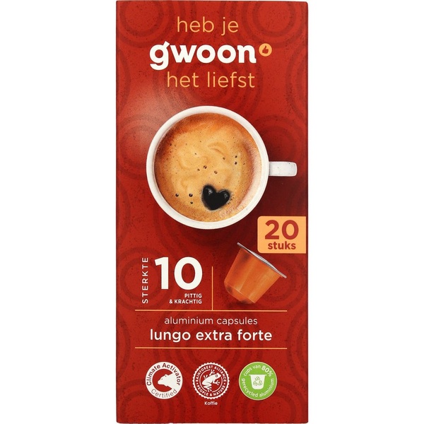 SPAR | g'woon lungo forte capsules - je vindt het bij SPAR