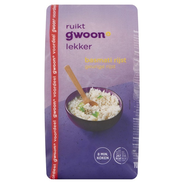 SPAR | g'woon Rijst Basmati - je vindt het bij SPAR