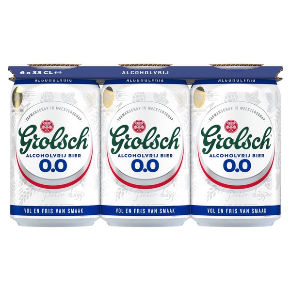 SPAR | Grolsch 0.0 6-pack blik 330 ml - je vindt het bij SPAR