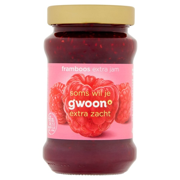 SPAR | Gwoon Framboos Jam Extra - je vindt het bij SPAR