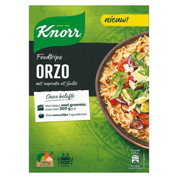 SPAR | Knorr wereldgerechten foodtrips orzo - je vindt het bij SPAR
