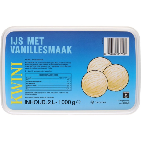 SPAR | Kwini ijs vanille - je vindt het bij SPAR