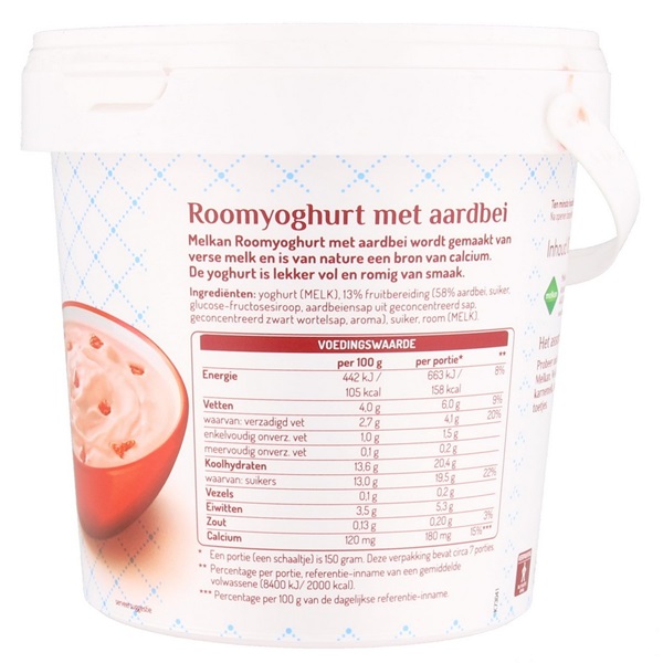 SPAR | Melkan Roomyoghurt Aardbei - je vindt het bij SPAR