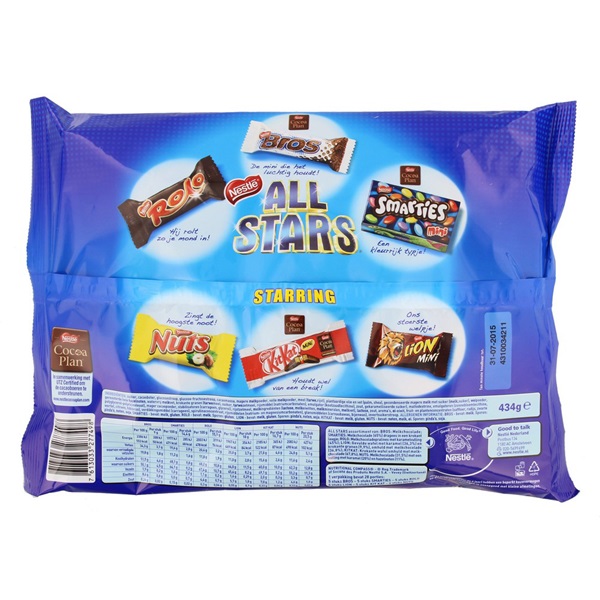 SPAR | Nestlé Chocolade All Stars Mini - je vindt het bij SPAR