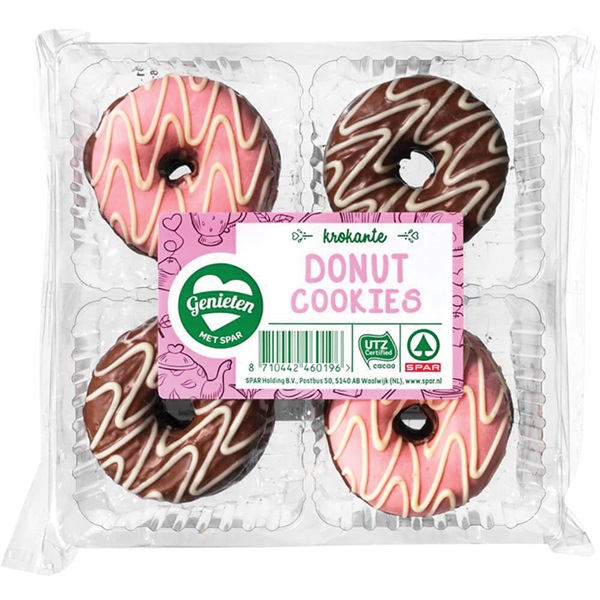 SPAR | Spar donut cookies aardbei chocolade - je vindt het bij SPAR