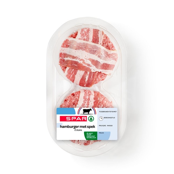 SPAR | Spar hamburger met spek 2 stuks - je vindt het bij SPAR
