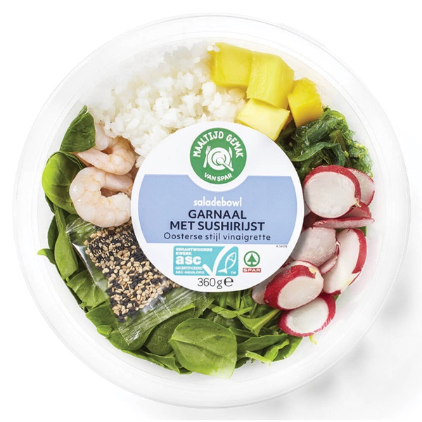 SPAR | Spar lunchsalade saladebowl garnalen - je vindt het bij SPAR