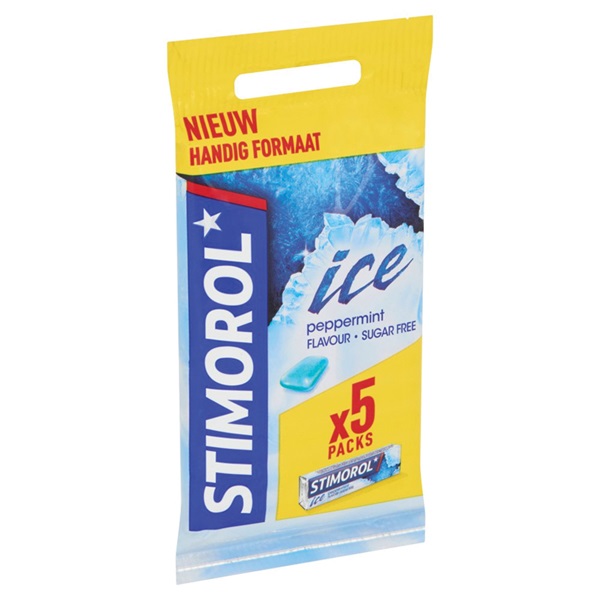 SPAR | Stimorol kauwgom ice peppermint 5 pack - je vindt het bij SPAR