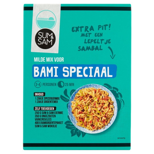 SPAR | Sum&Sam mix voor bami speciaal - je vindt het bij SPAR