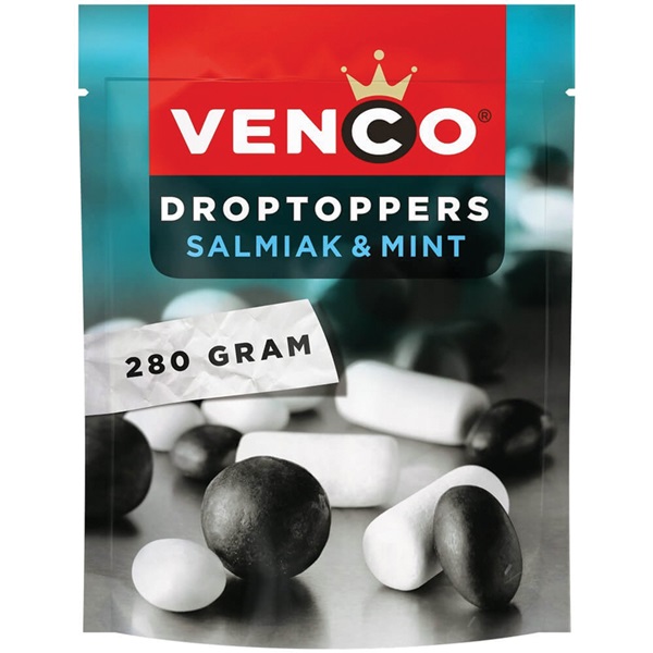 SPAR | Venco droptoppers salmiak en mint - je vindt het bij SPAR