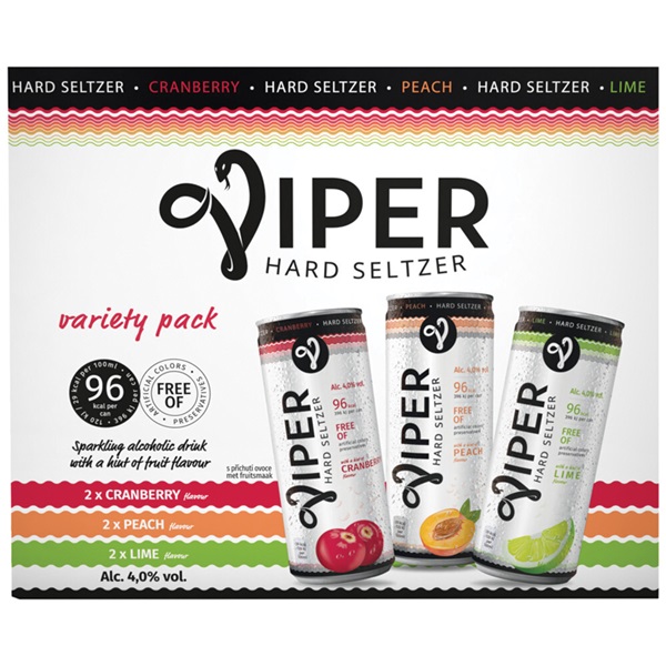 SPAR | viper hard seltzer variety pack - je vindt het bij SPAR